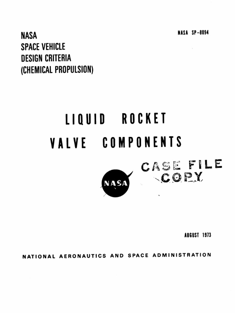 1-Liquid Rocket Valve Components | PDF | Valve | Bearing (Mechanical)