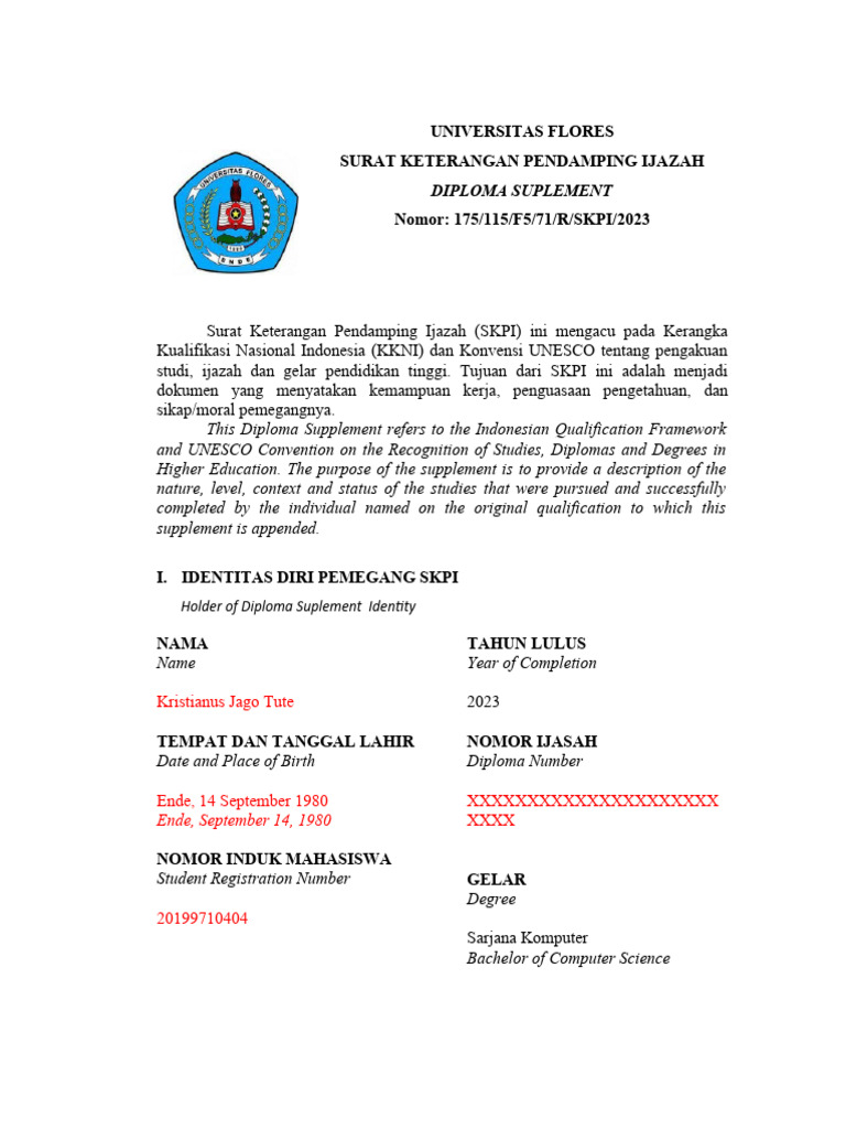 Skpi Fti MBKM | PDF | Seni