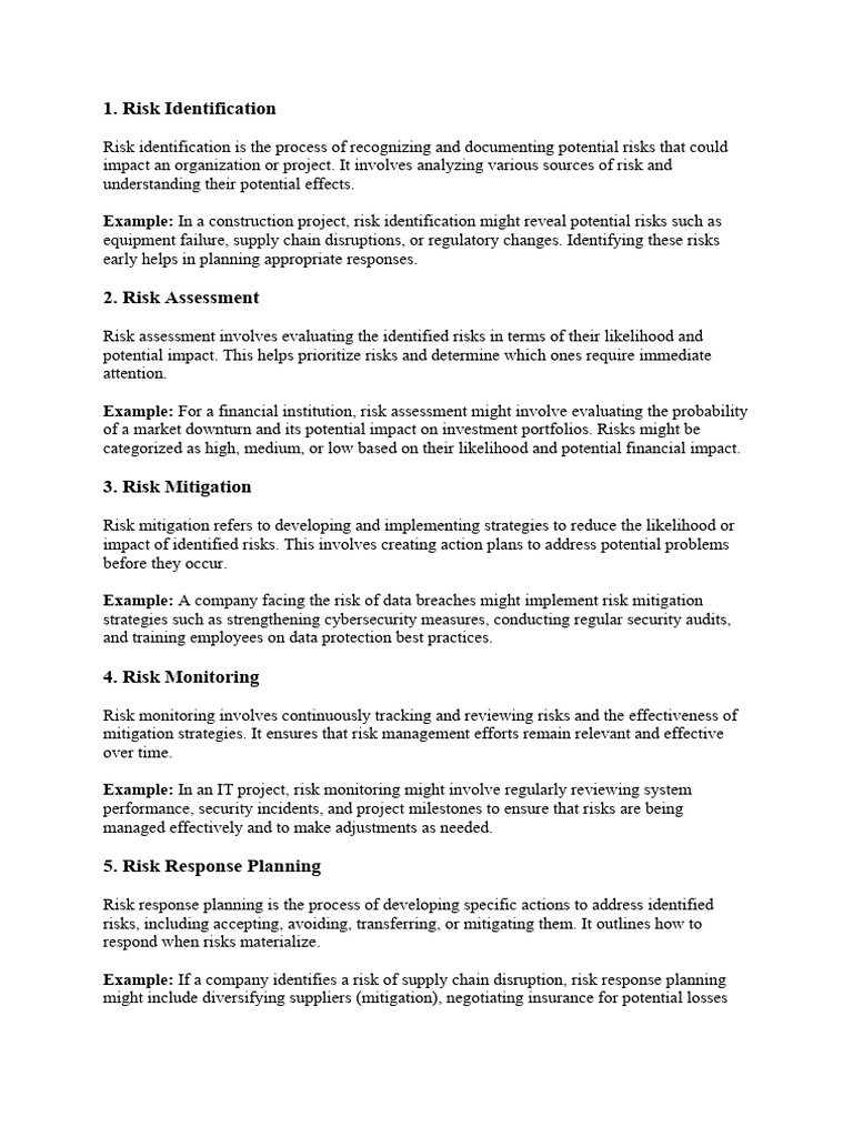 Top 5 concepts in Risk Management | Download Free PDF | Risk | Risk ...