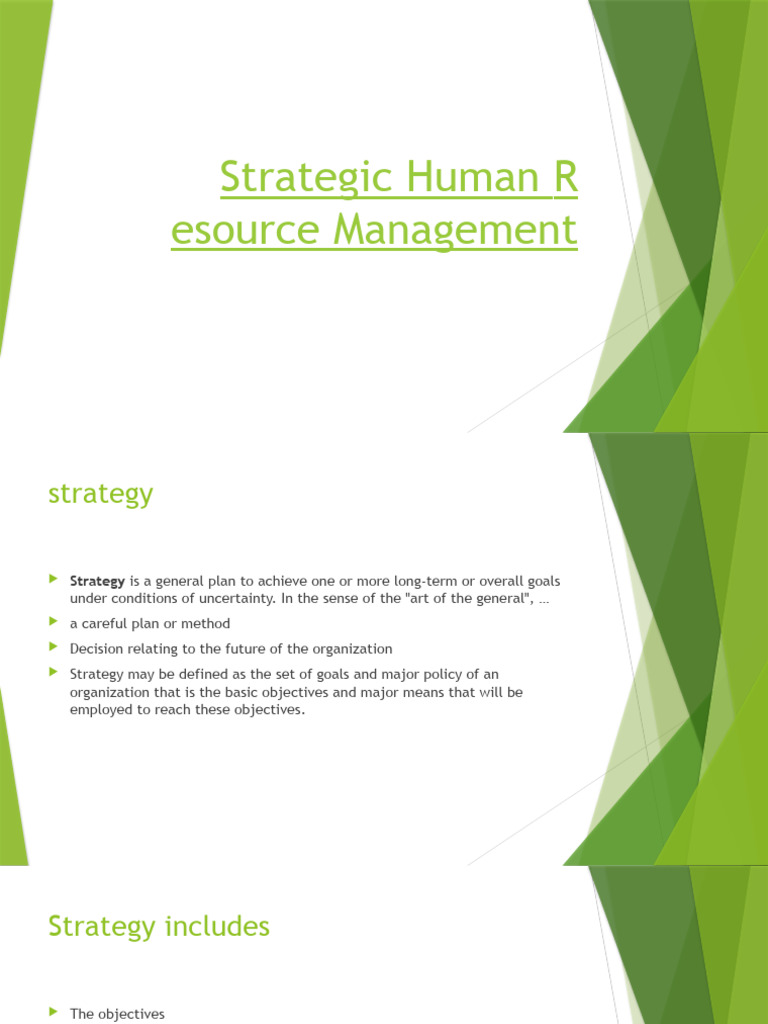 SHRM | PDF | Strategic Management | Goal