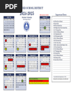 2025 School Calendar - 0001-1 | PDF