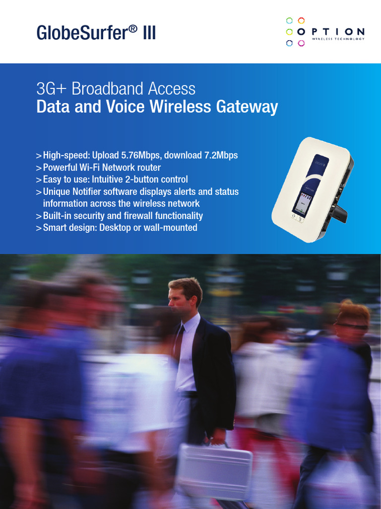 Globesurfer III | PDF | High Speed Packet Access | Computer Network