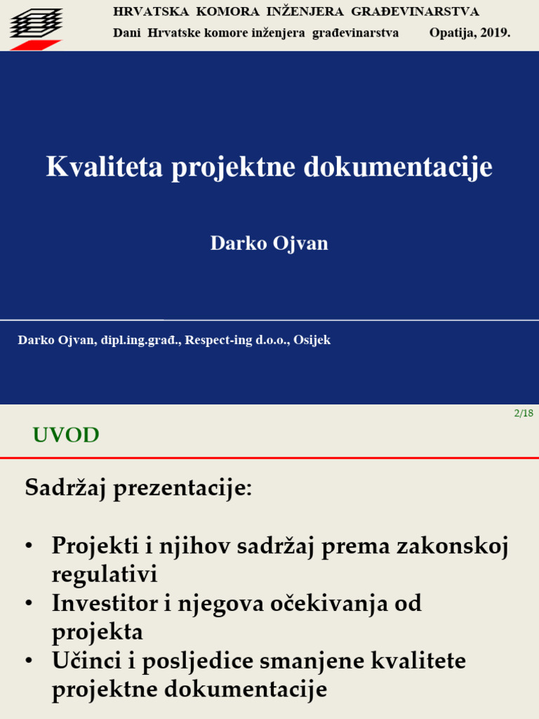14.6. Kvaliteta Projektne Dokumentacije | PDF