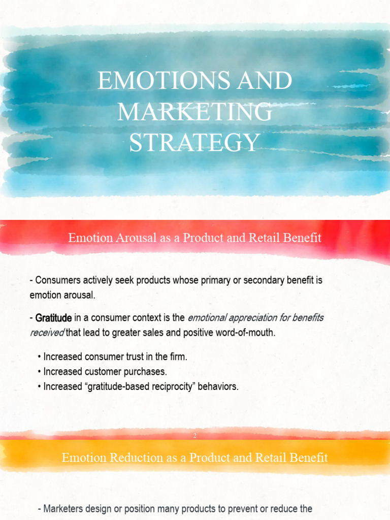 Emotions and Marketing Strategy | PDF
