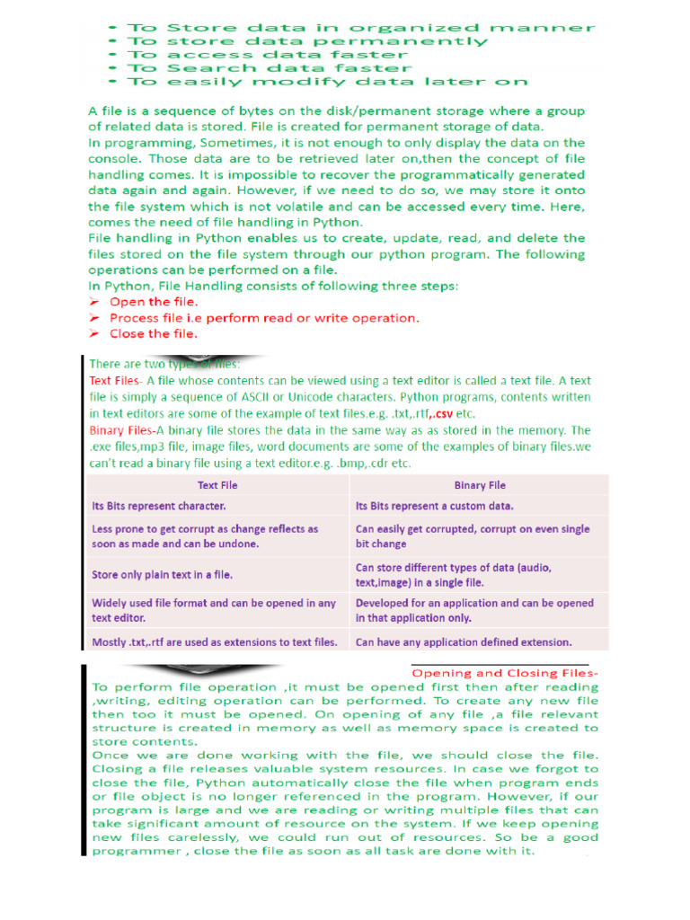 Filehandling Python Pdf Computer Programming Computing 