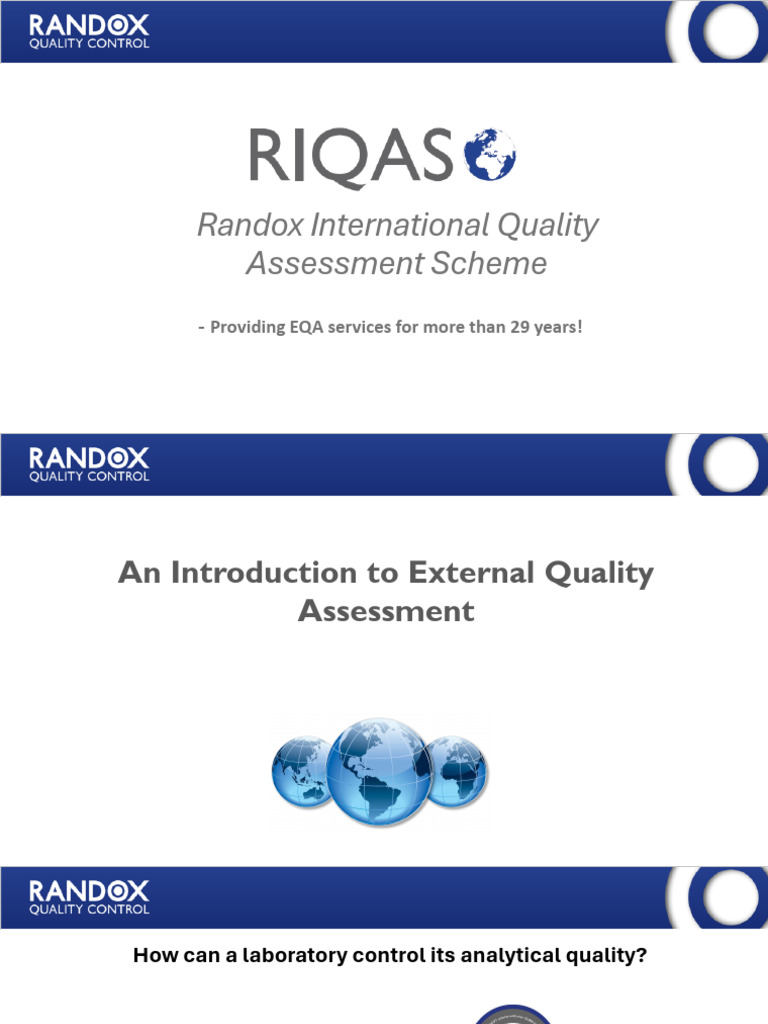Riqas Presentation | PDF | Standard Deviation | Mean