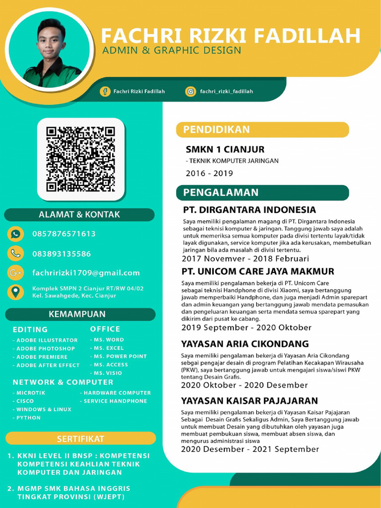 CV Fachri Rizki | PDF