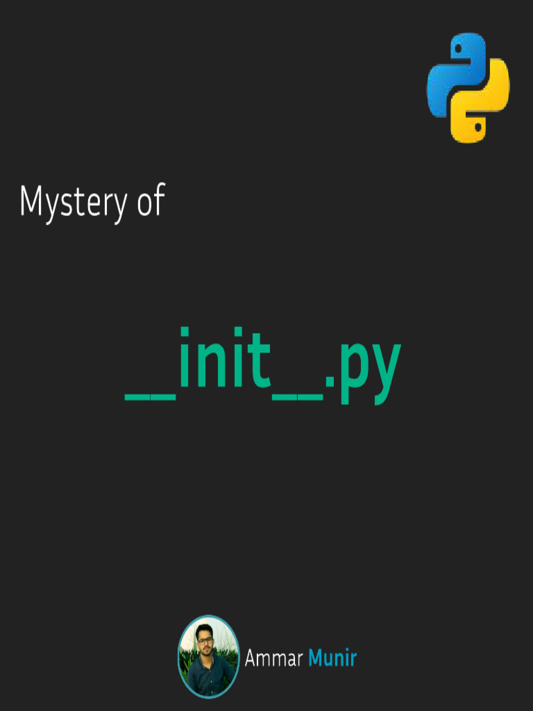 Init .Py | PDF | Namespace | Computer Programming Init .Py | PDF | Namespace | Computer Programming