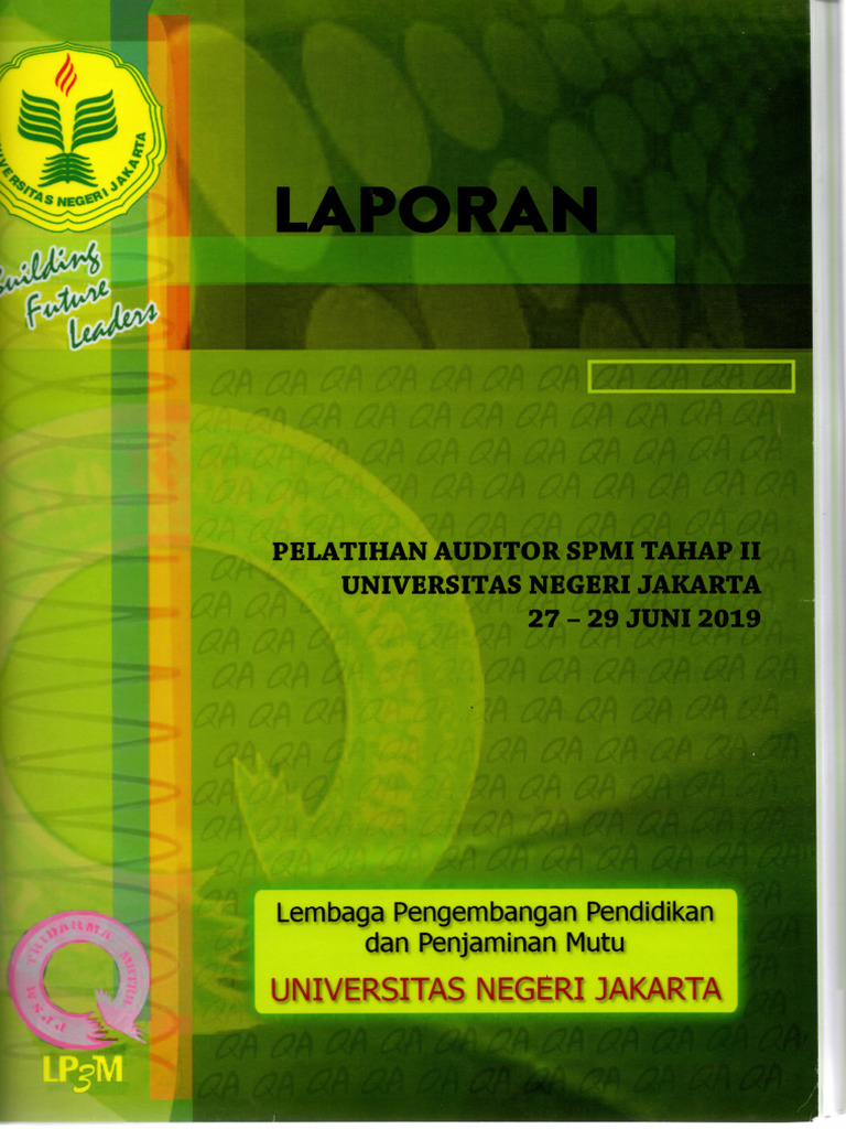 Lap Pelatihan Auditor SPMI Tahap II 2 | PDF