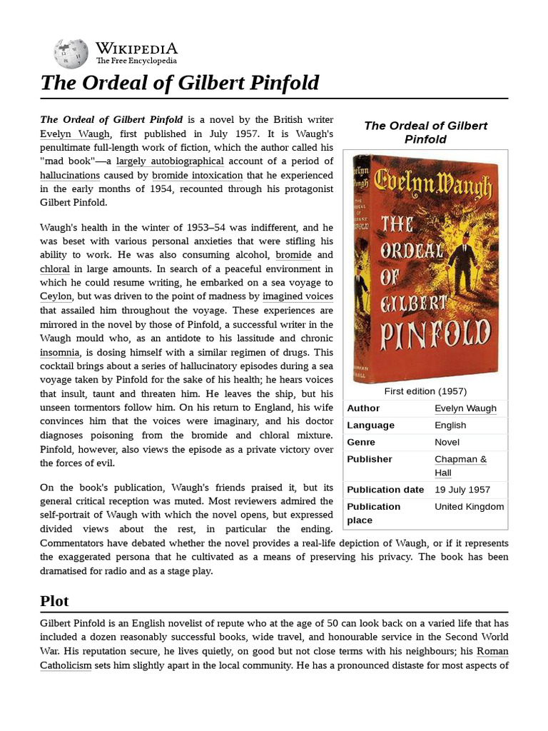 The Ordeal of Gilbert Pinfold | PDF