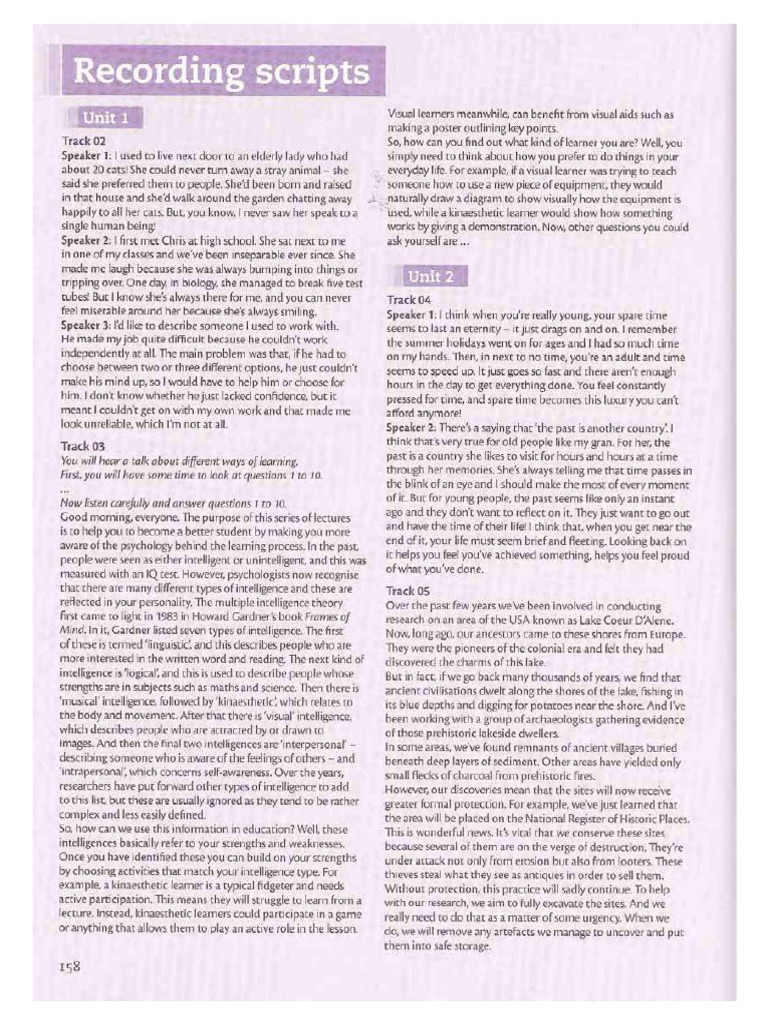 Recording Vocab | PDF