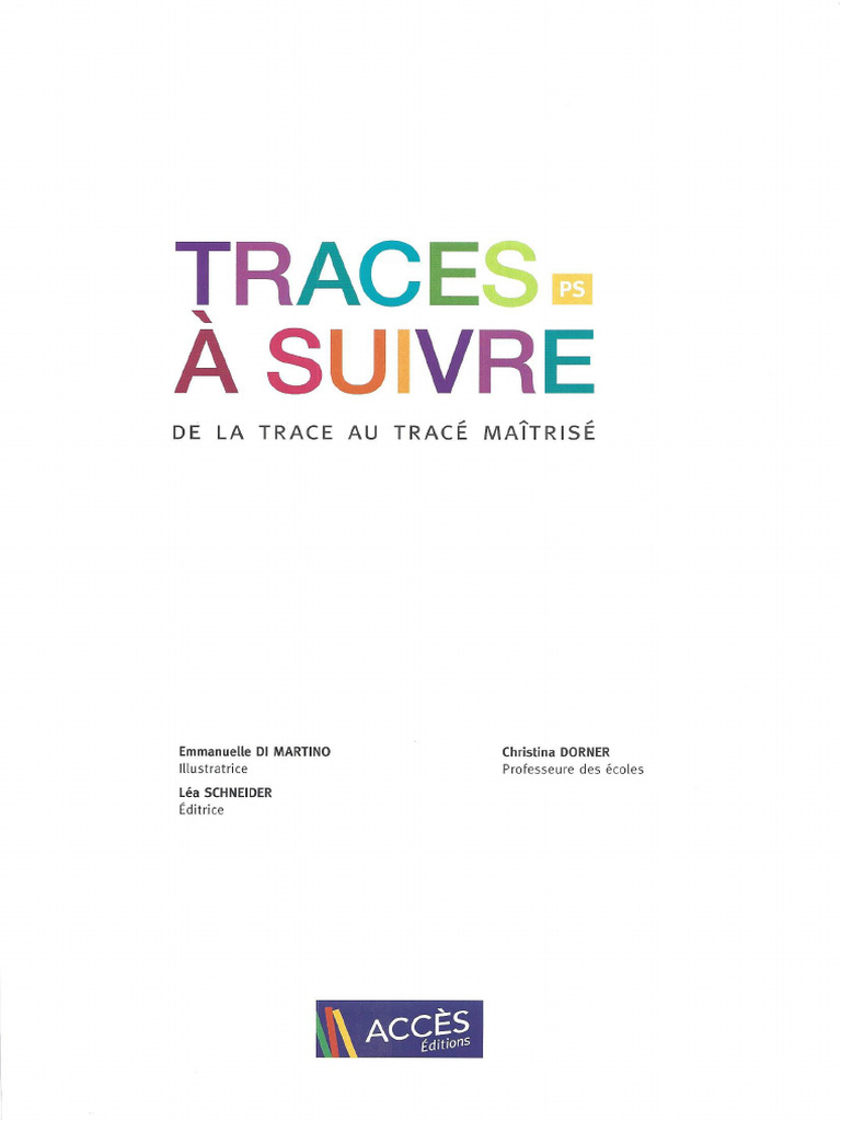 Traces A Suivre PS Période 1 | PDF