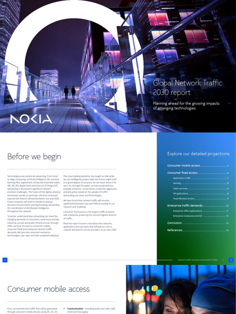 Nokia Global Network Traffic 2030 Report en | PDF | Internet Of Things ...