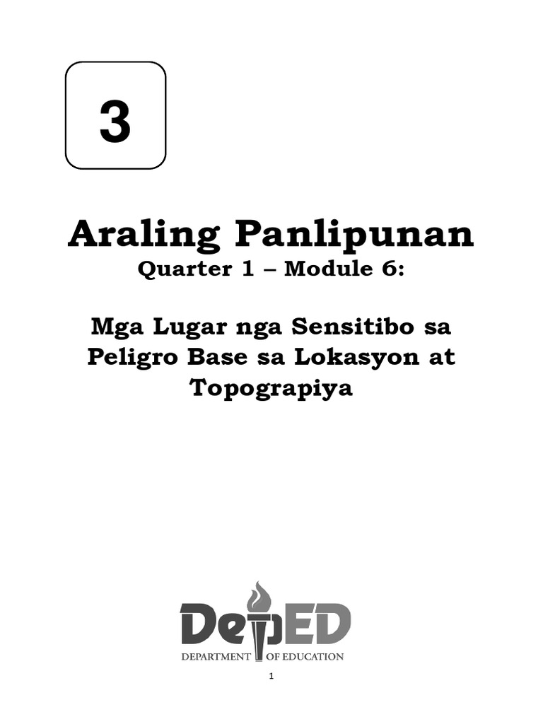 AP3 Q1 Module 6 | PDF