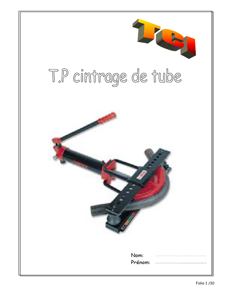 Calcul du Cintrage des Tubes Acier | PDF | Métallurgie