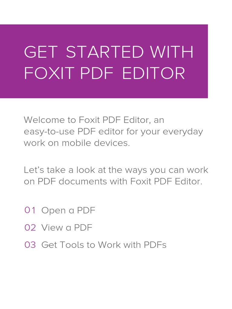 Get Started | PDF