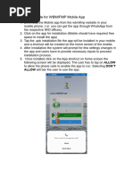 WAMIS Mobile APP User Manual | PDF | Online And Offline | Android ...