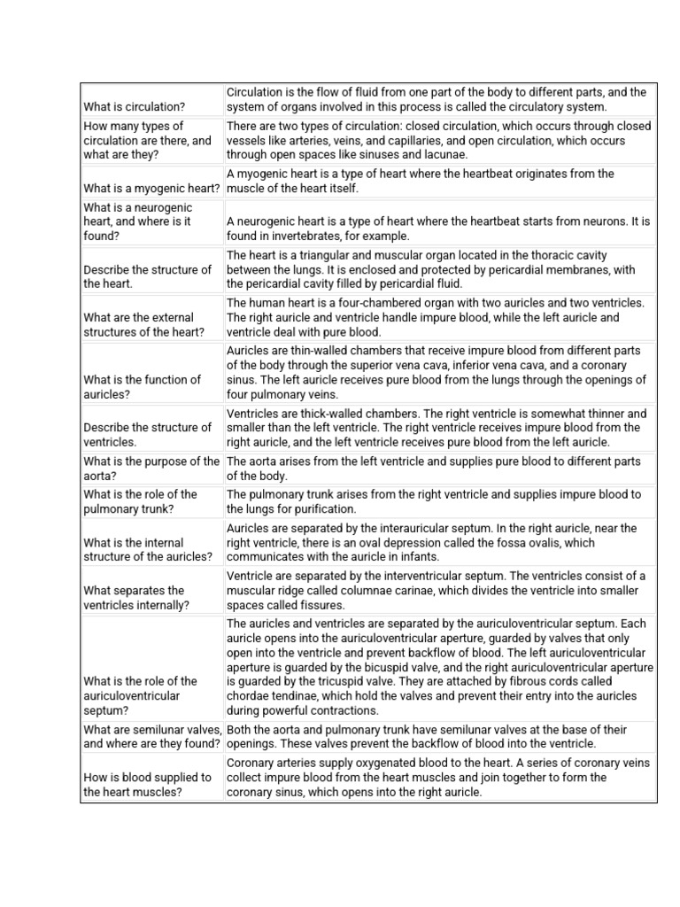What is circulation | Download Free PDF | Atrium (Heart) | Heart