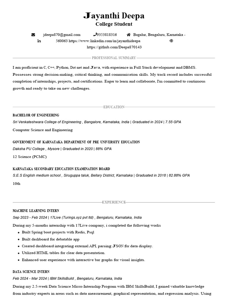 Jayanthi Deepa Res | PDF | Php | My Sql