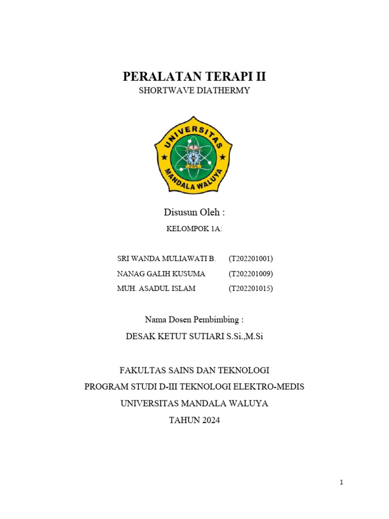 Makalah Kelompok 1a SWD | PDF | Teknologi & Rekayasa
