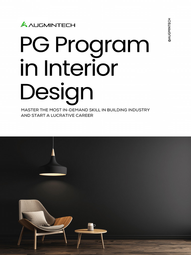 PG Program in Interior Design | PDF | Rendering (Computer Graphics) | Lighting