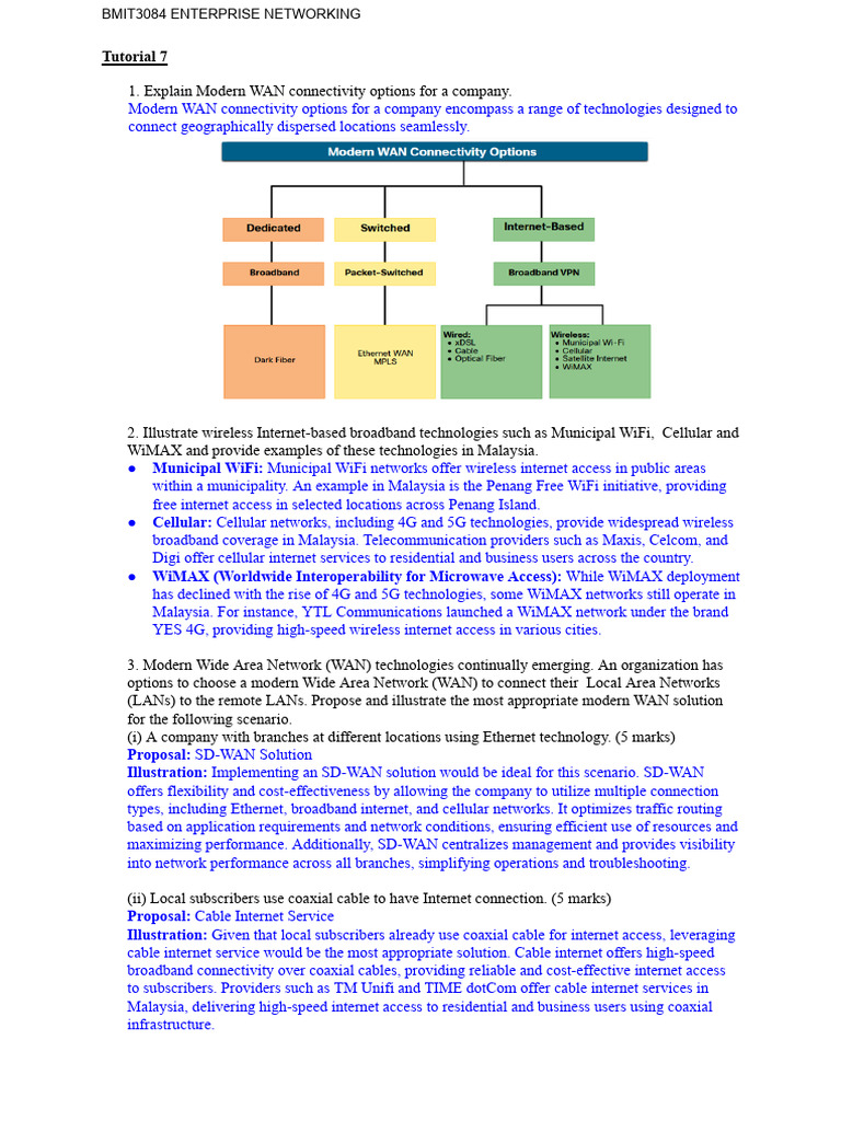 T7 WAN Concepts | PDF | Networking | Multiprotocol Label Switching