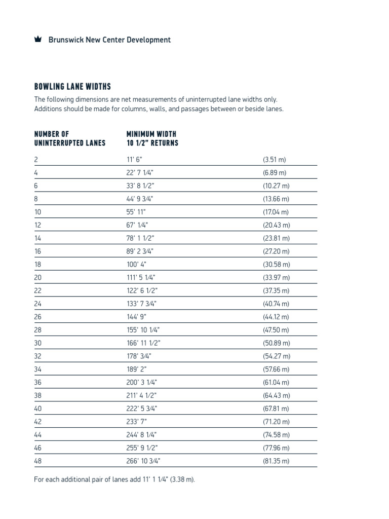 BB Int Ncd-Brochure Lengthswidths-And-Considerations | PDF