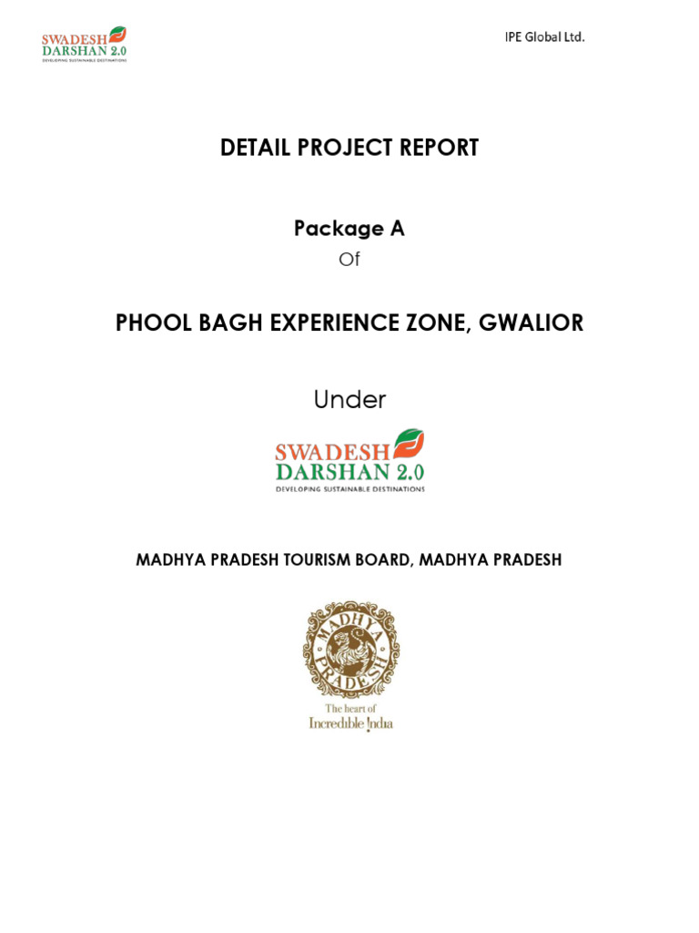 Phool Bagh Experience Zone Project Report | PDF | Tourism | Sustainability