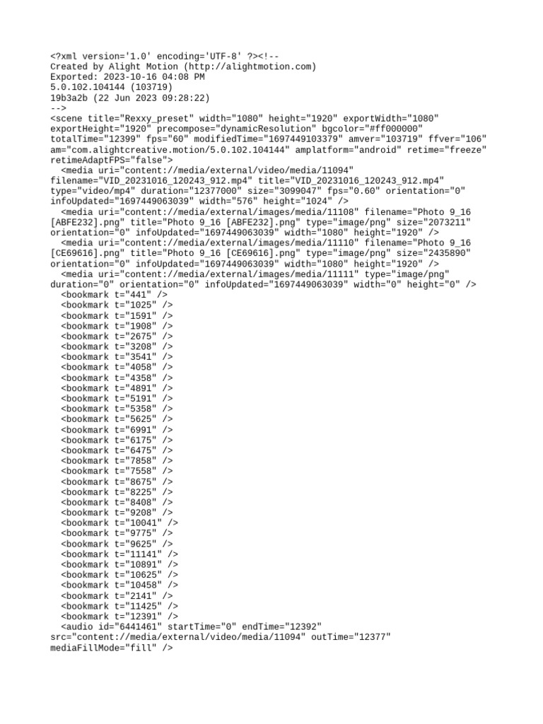 Rexxy Preset | PDF | Business | Computers