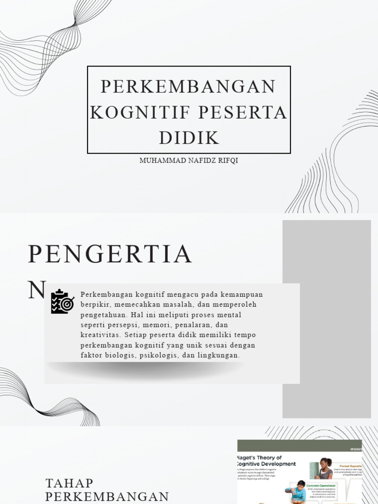 Tahap Perkembangan Kognitif Anak | PDF