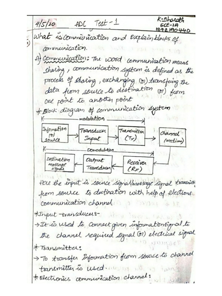 18-440 ADC Test - 1 | PDF