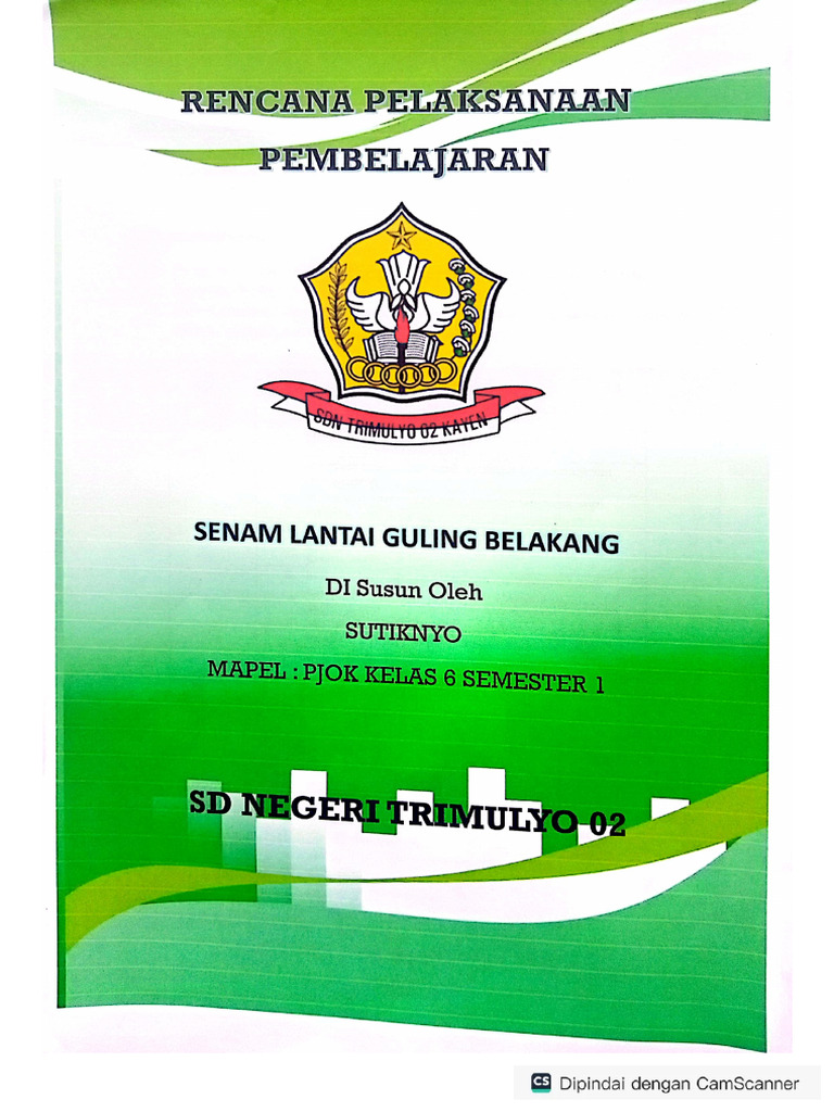 RPP PPKG Pjok Sutiknyo | PDF