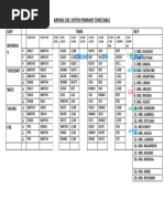 2025 Kpsea Timetable | PDF | Justice | Crime & Violence