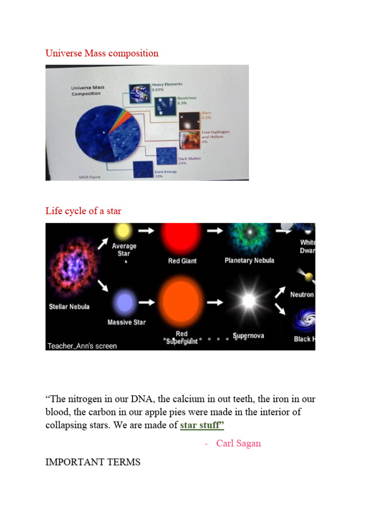Solar System Notes | PDF | Stars | Galaxy Solar System Notes | PDF | Stars | Galaxy