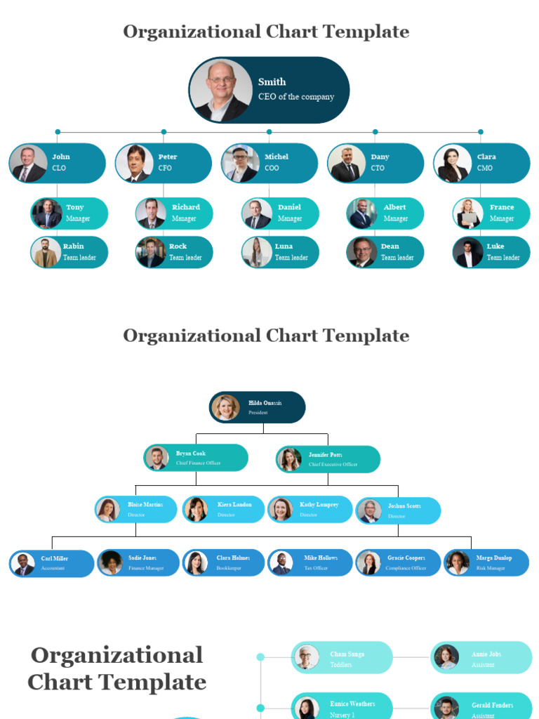 Slide_Egg-75003-Organizational Chart Template | Download Free PDF ...
