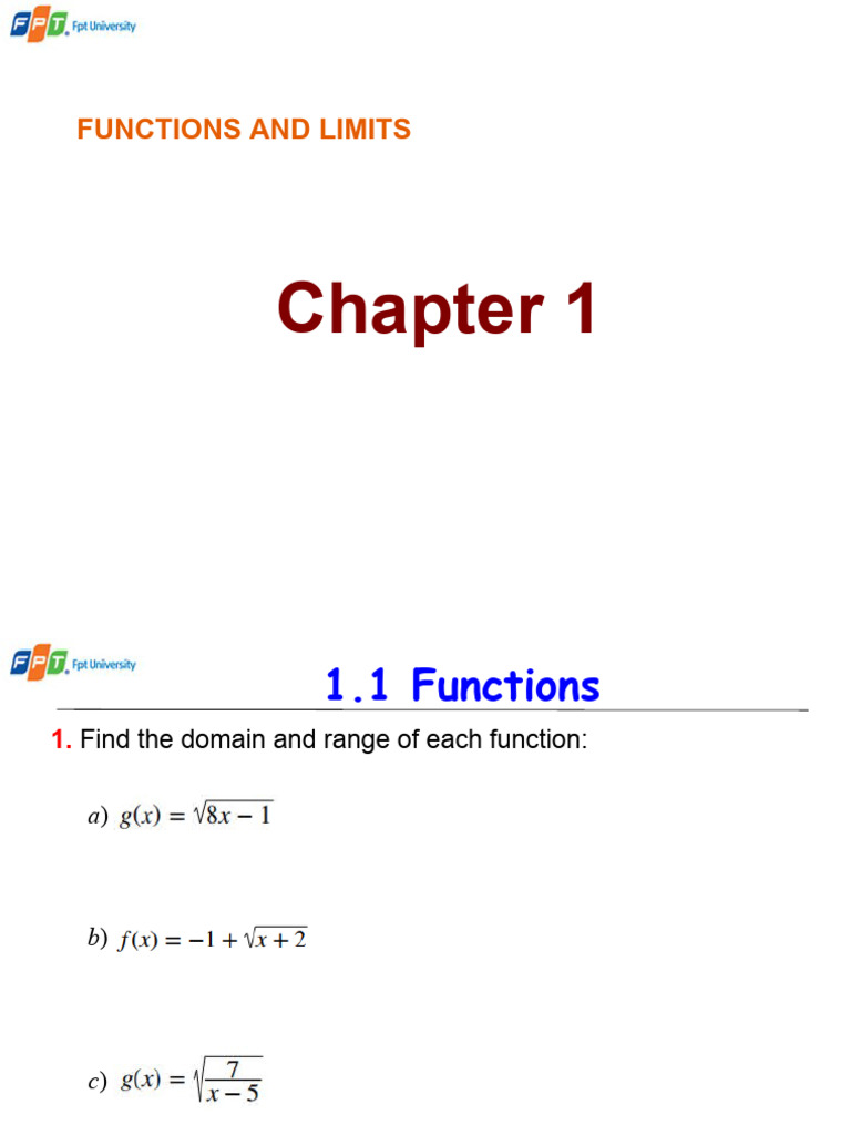 Functions, Limits, and Continuity Guide | PDF | Mathematical Relations | Mathematical Analysis