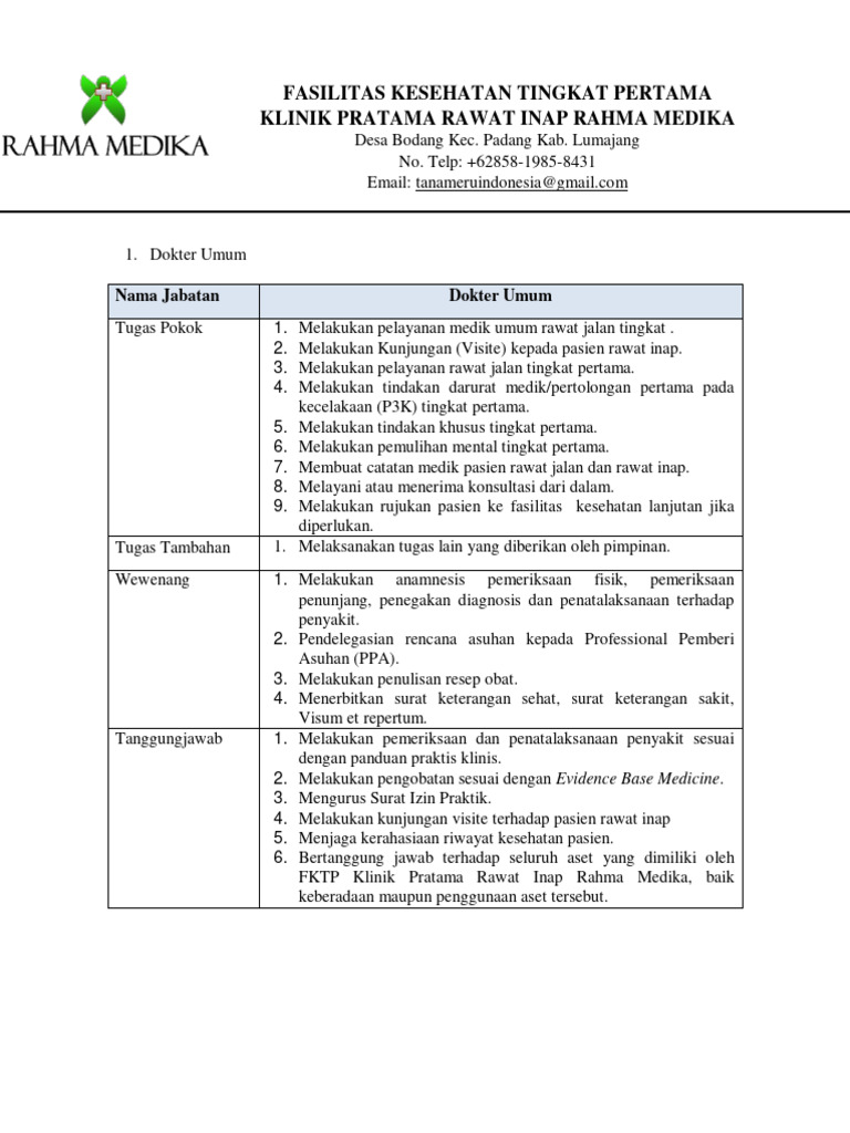TKK Standar 1.1 Ep 3 Uraian Tugas Upload | PDF | Kesehatan Holistik