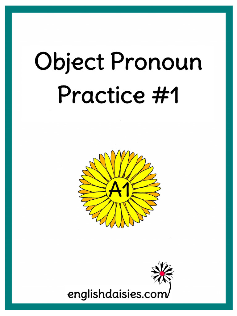 object-pronoun-practice | Download Free PDF | Object (Grammar) | Language Mechanics