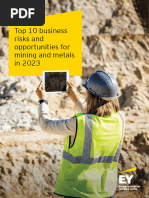 Ey GL Final Top 10 Business Risks and Opportunities For Mining and Metals in 2025 12 2024 | PDF ...