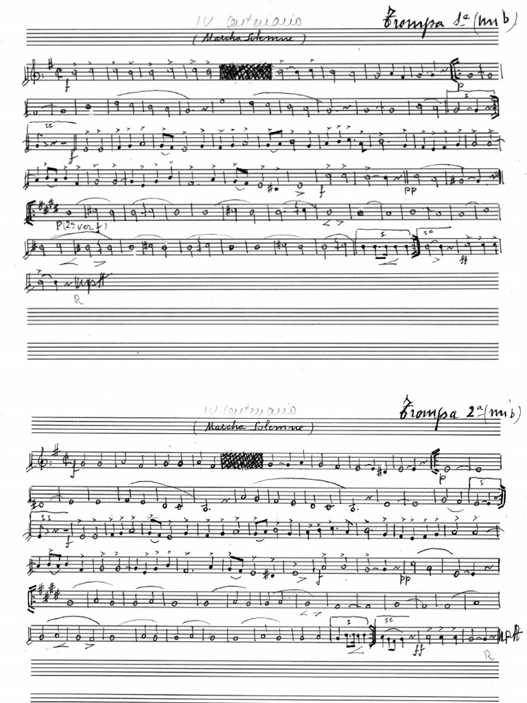 IV CENTENARIO (VIRGEN DEL MAYOR DOLOR) - Trompa | PDF