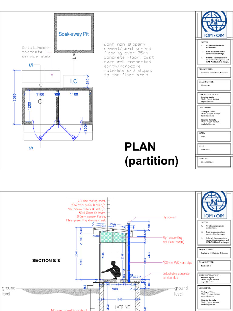 1+1 DS Sanitation Facility - Design | PDF