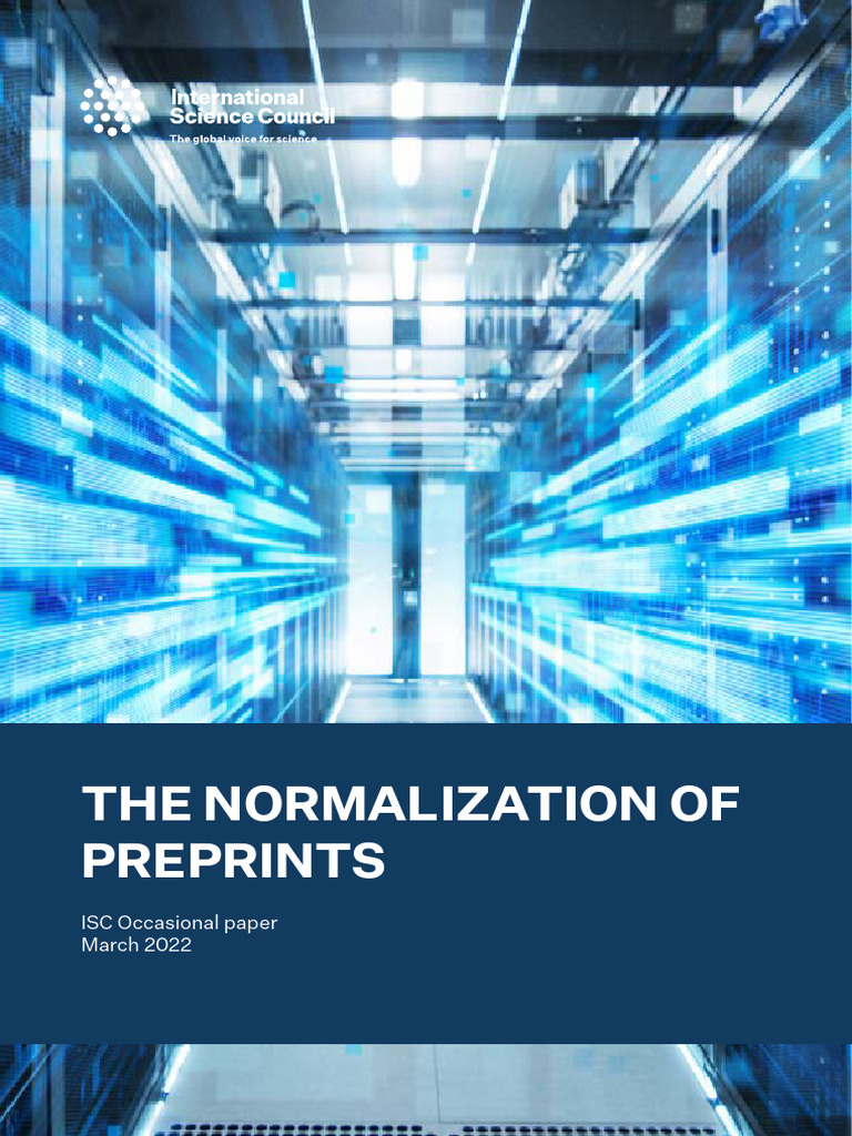 The Normalization of Preprints | PDF | Science | Scholarly Communication