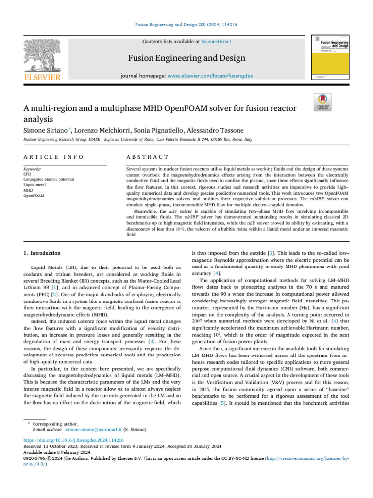 Mhdinterfoam Solver | PDF | Magnetohydrodynamics | Fluid Dynamics