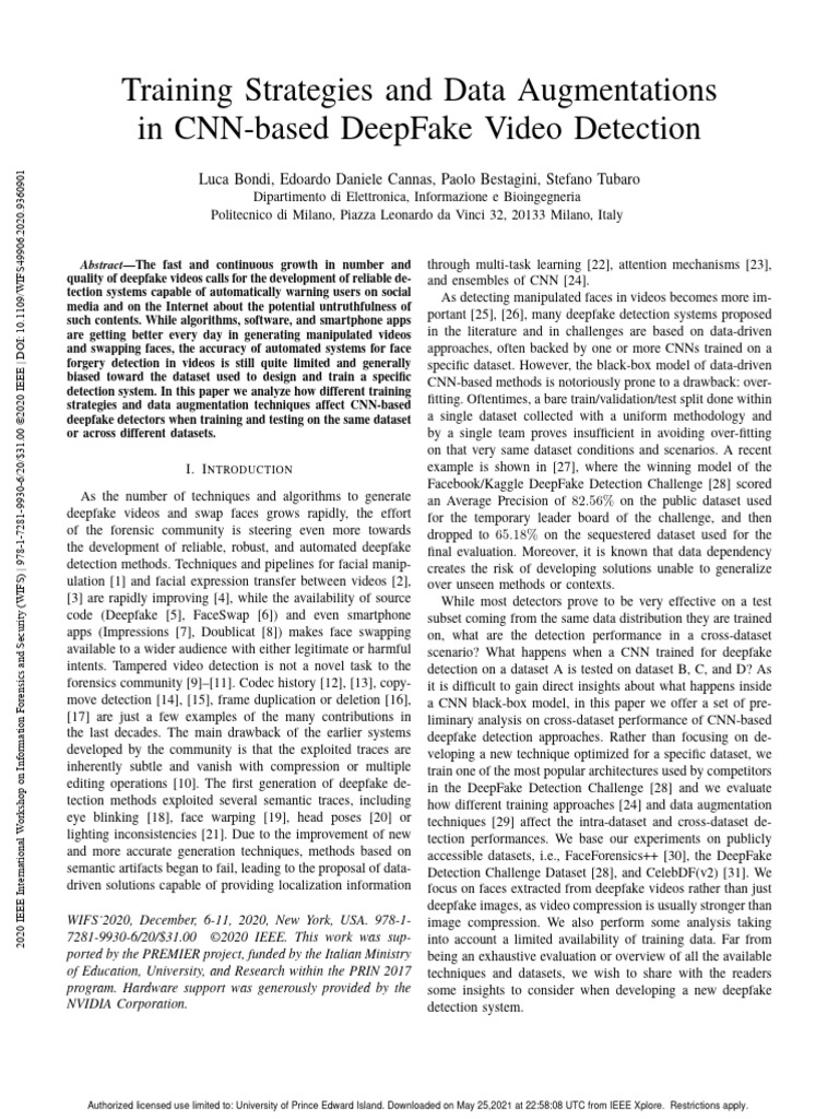 deepfake 1 | PDF | Receiver Operating Characteristic | Computer Science