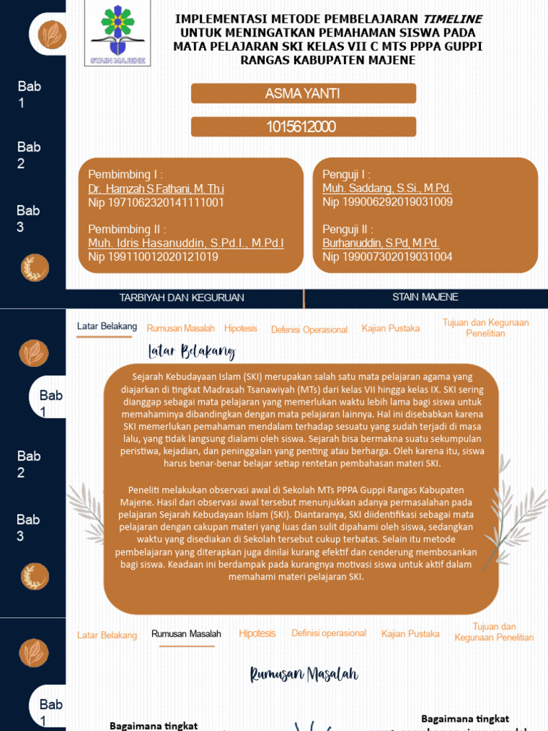Sempro | PDF | Karier & Perkembangan