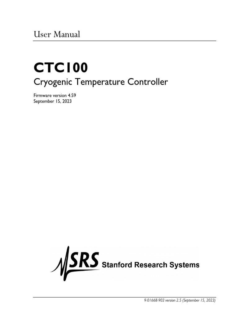 CTC100 M | PDF | Input/Output | Programming