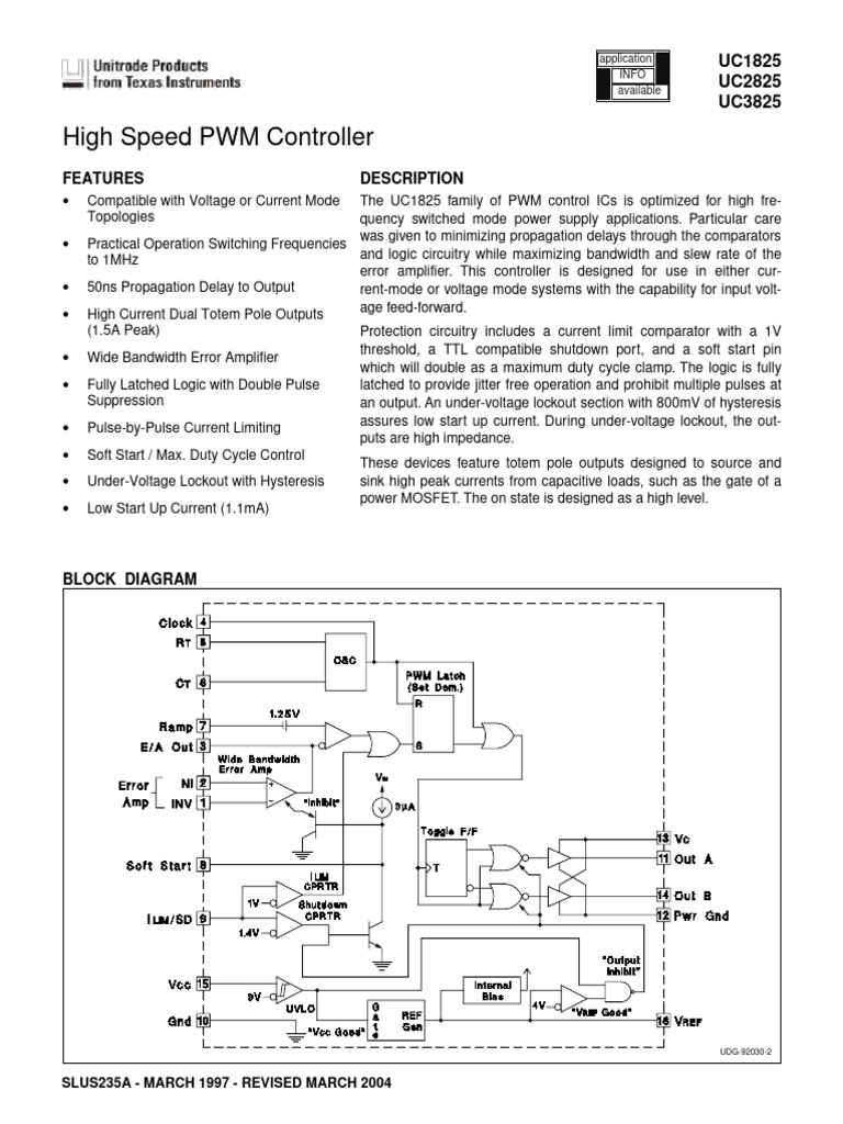 Uc 2825 | PDF | Electronic Engineering | Computer Engineering