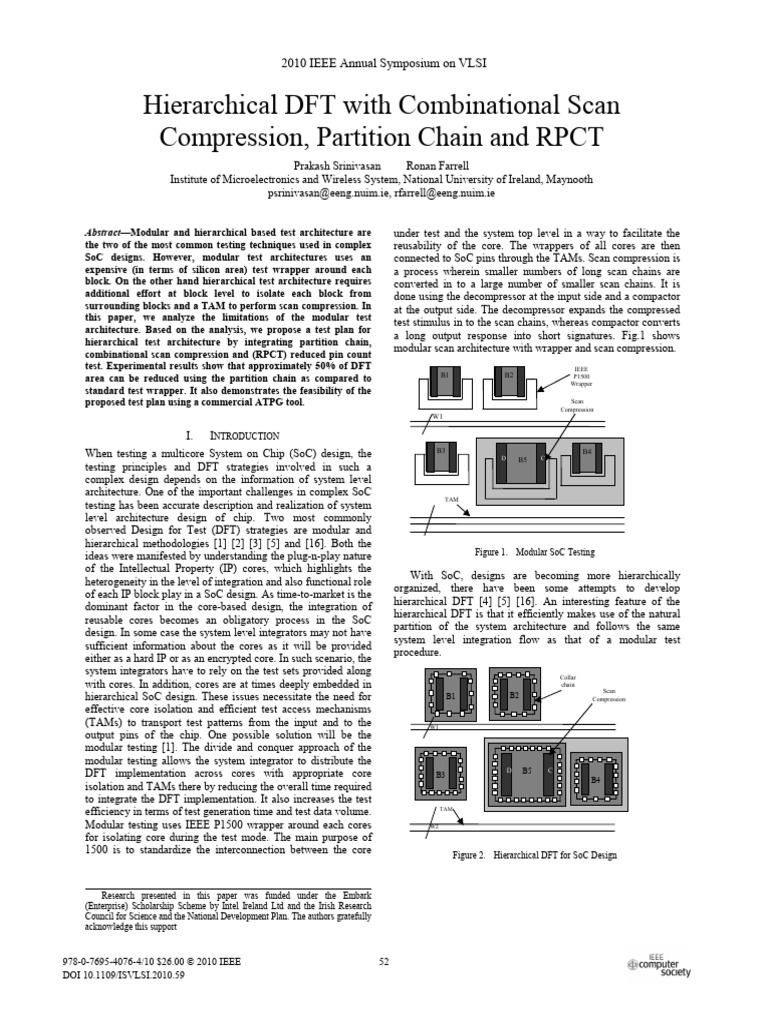 Rf Heirarchical 2010 Pdf System On A Chip Data Compression