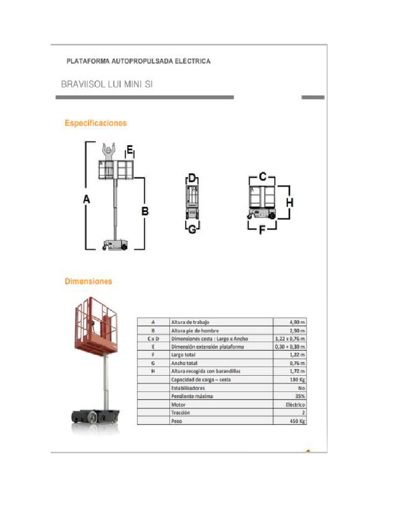 FICHA TECNICA LUI MINI LEONARDO HD | PDF