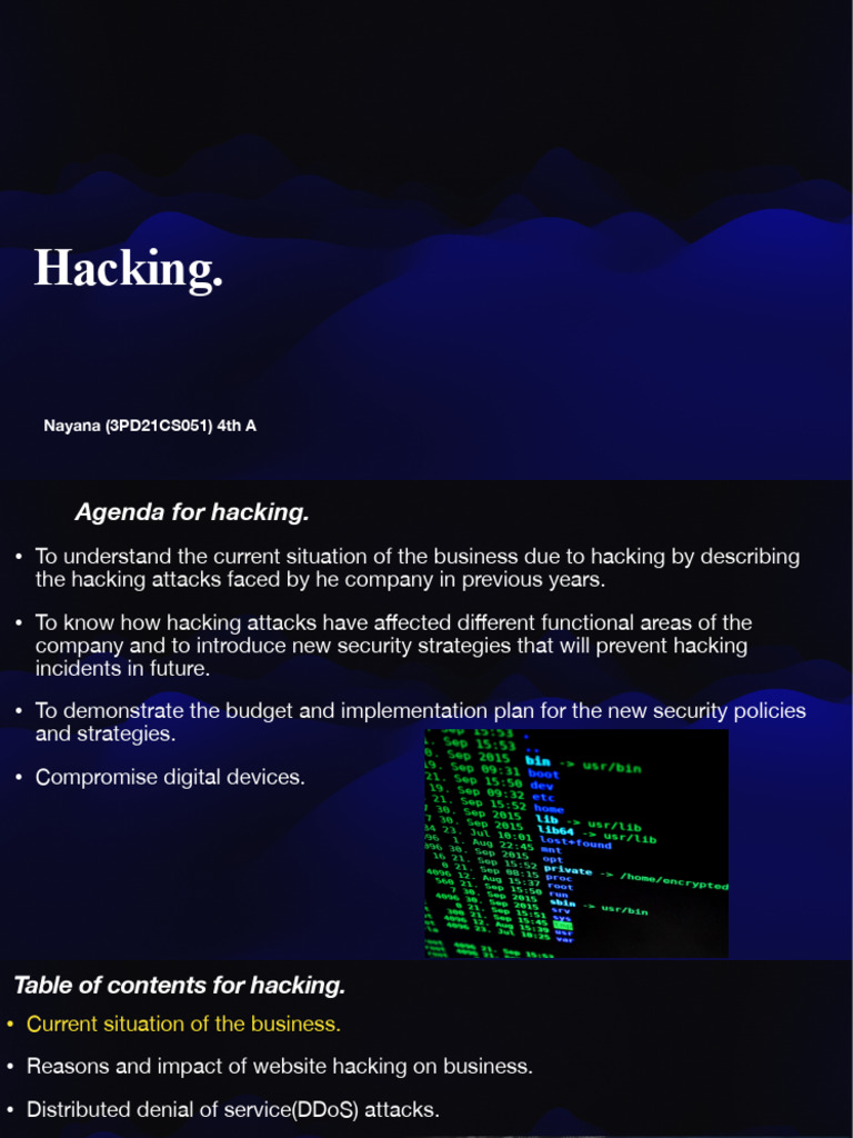 Hacking. 2 | PDF | Security | Computer Security